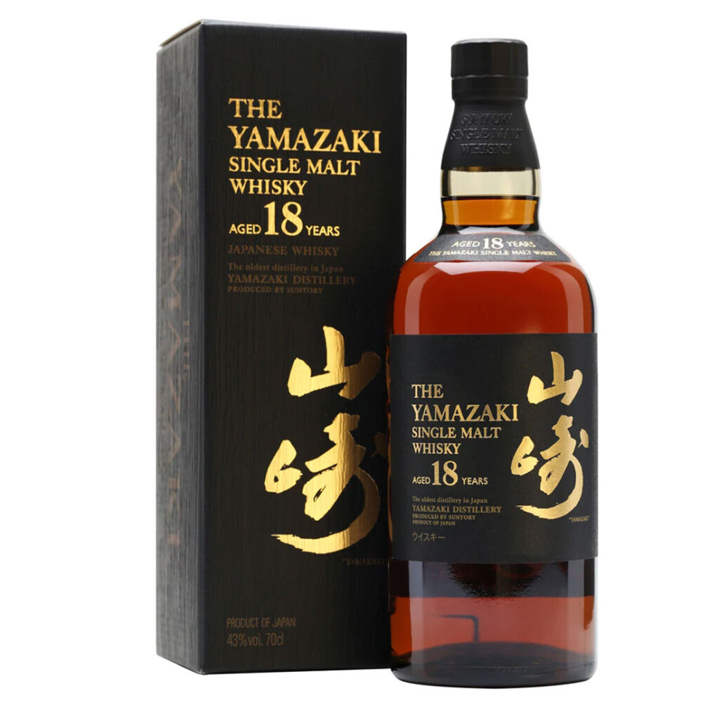 Yamazaki Single Malt Japanese Whisky Aged 18 Years (Old Packaging ...